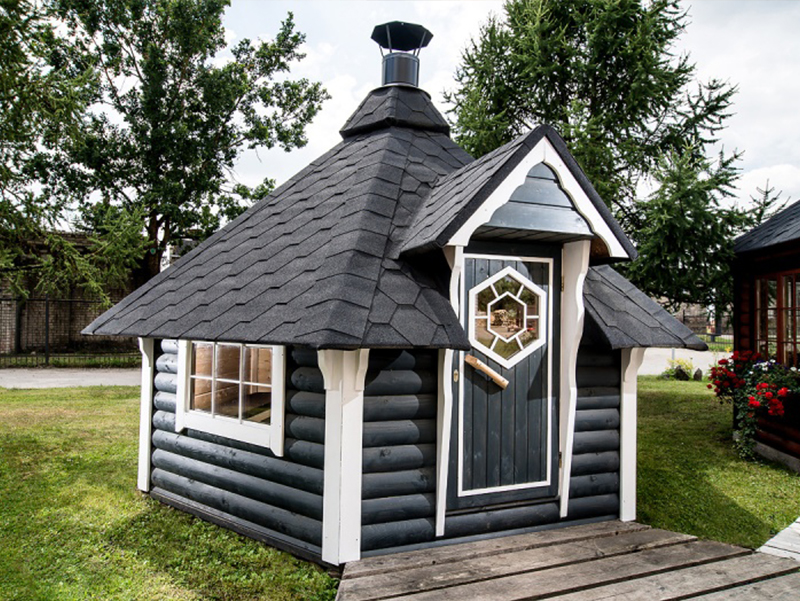 15 Seat BBQ Hut – Living Outside